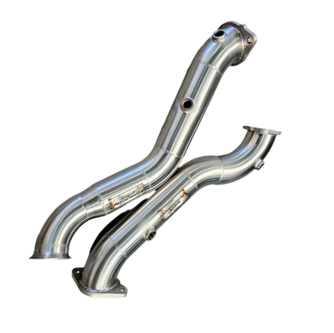 Rogue Performance Ford Ranger Raptor 3.0 V6 Twin Turbo Downpipes ...